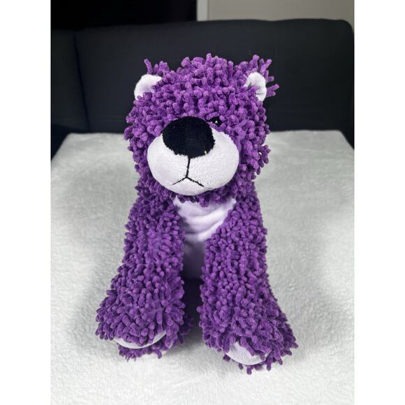 Shagg a Longs | Toys | Rare Vintage Shagg A Longs Plush Purple Bear ...